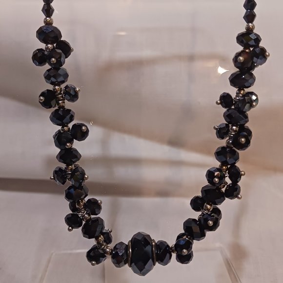 Jewelry | Midnight Blue Crystal Necklace | Poshmark